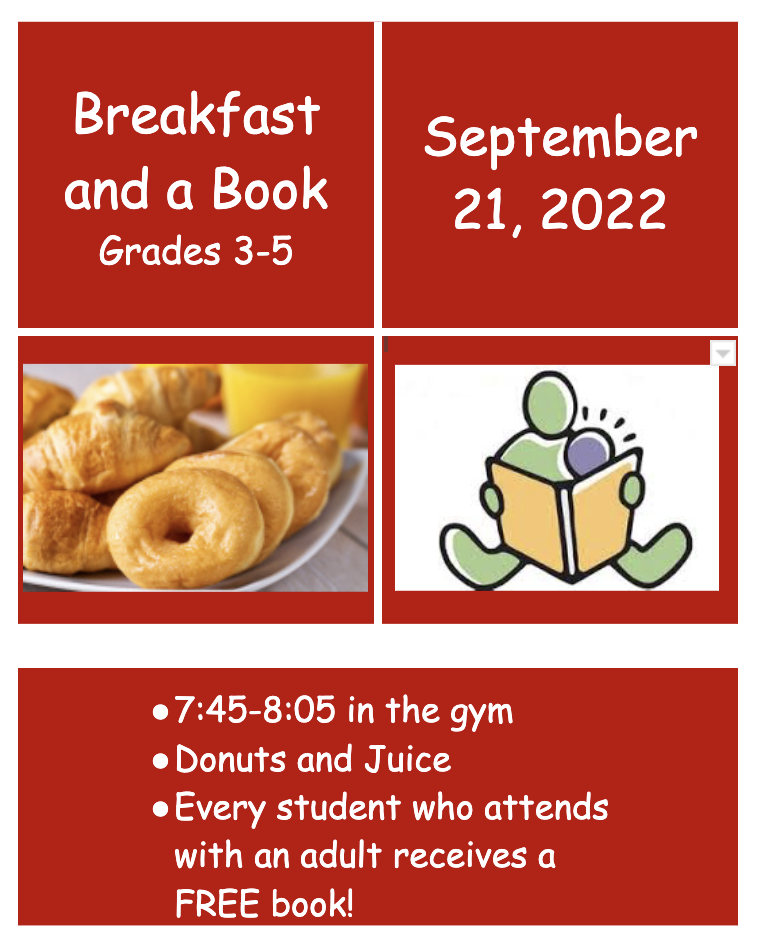 Breakfast and a Book Grades 3-5 | Carlisle Elementary and Middle School